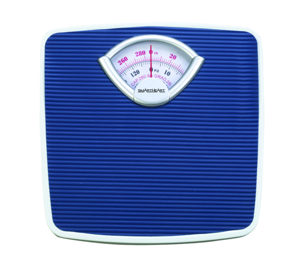 SmartHeart™ Analog Dial Weight Scale | Veridian Healthcare