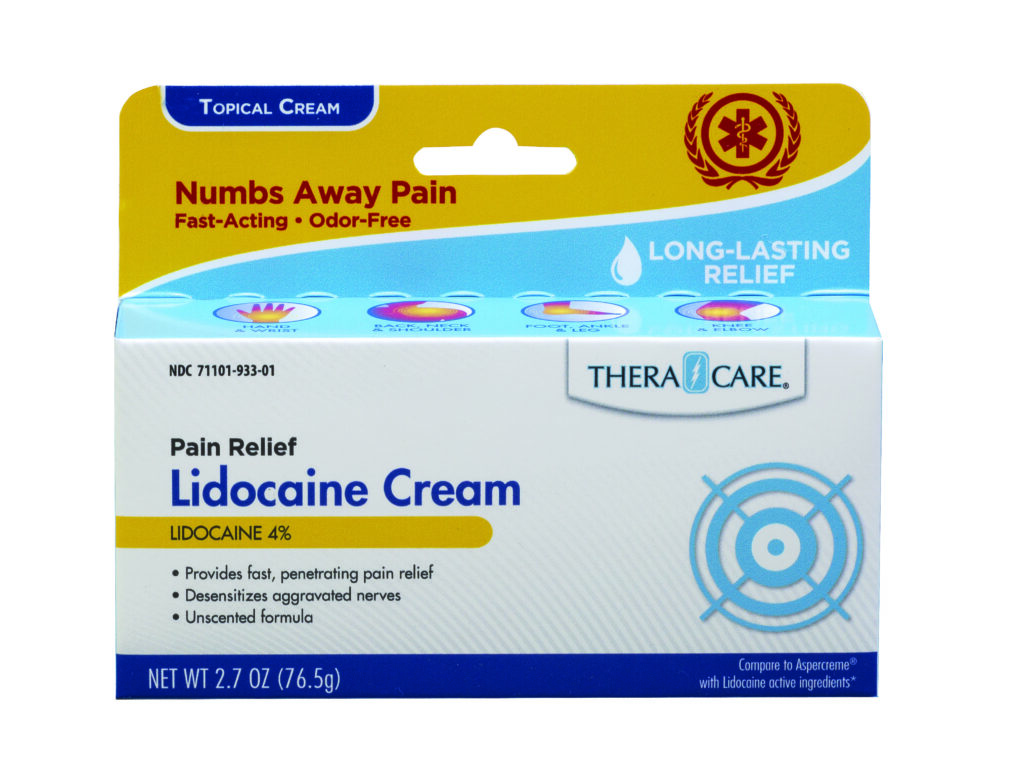 Pain Relief Lidocaine Cream | Veridian Healthcare